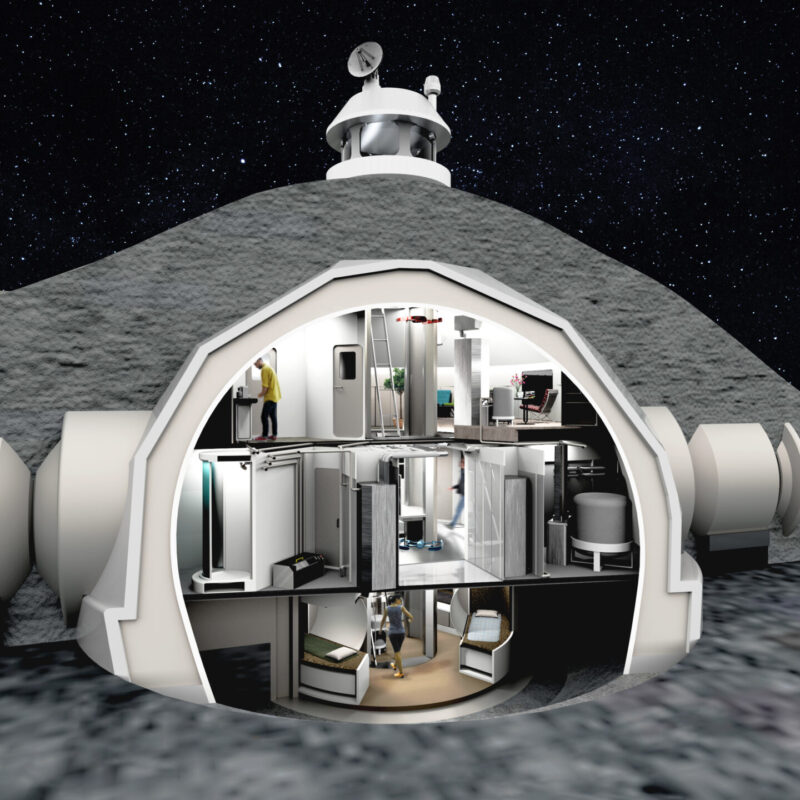 Resilient Lunar Habitat System: A Visual Concept - Takaharu Igarashi